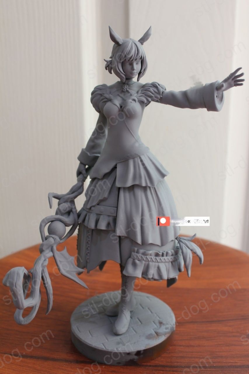 最终幻想纷争:FF14魔女Y’SHTOLA RHUL 3D打印图纸 - STL模型库